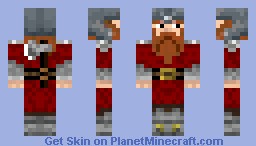 Gimli the Dwarf Minecraft Skin