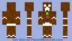 Ginger Bread Creeper Minecraft Skin