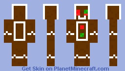Ginger Bread Man Minecraft Skin
