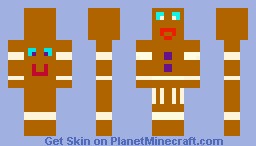 Ginger Bread man Minecraft Skin