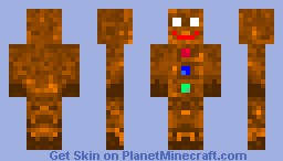 Gingerbread Man V2 Minecraft Skin