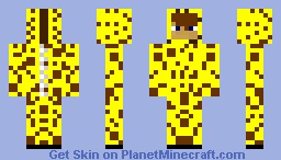 Giraffe Costume Minecraft Skin