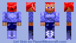 Red Head Minecraft Skin