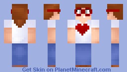 Pixel Girl Minecraft Skin