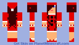 Girl Santa Minecraft Skin