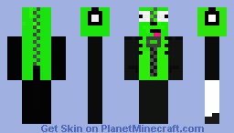 Gir With head'phones Minecraft Skin