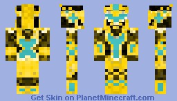 Gold Diamond Knight Minecraft Skin