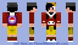 Ethan (Pokémon) GSC Minecraft Skin