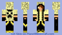 gold team male Minecraft Skin