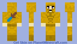 Golden Armored Knight Minecraft Skin