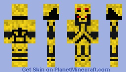 Golden Knight Minecraft Skin
