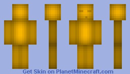 Golden Trophy Guy Minecraft Skin