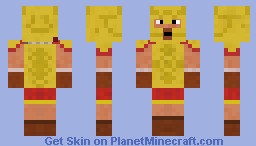 Golden Knight Minecraft Skin