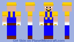 Golden Bling Bling Malleo Minecraft Skin