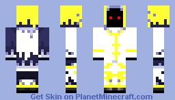White Gold Mage Minecraft Skin