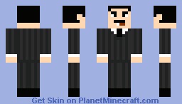Gomez Addams Minecraft Skin