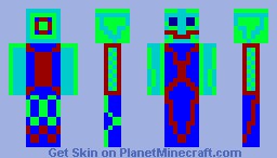 Clown Gone Wrong Minecraft Skin