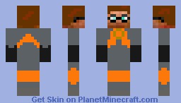Gordon Freeman Minecraft Skin