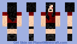 Goth Girl Minecraft Skin