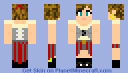 Girl pirate Minecraft Skin