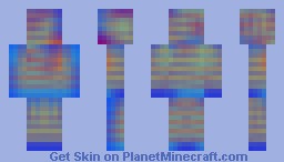 Colorful Corruption Minecraft Skin