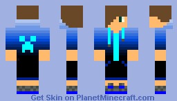 Blue Hoodie! Minecraft Skin