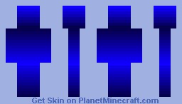 Gradient Blue Minecraft Skin
