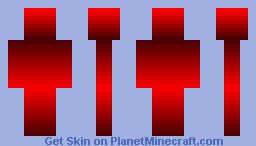 Gradient Red Minecraft Skin