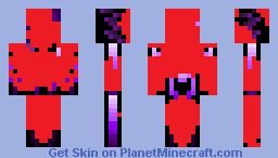 Blood Bathed Enderman Minecraft Skin