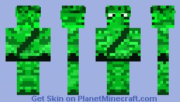 Leaf Army Minecraft Skin
