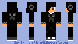 Gray Creeper Boy Minecraft Skin