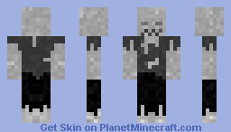 Gray Zombie Minecraft Skin