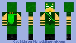 Green Arrow Minecraft Skin