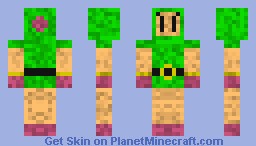 Entry - Bomberman Green Minecraft Skin