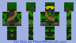 Green Soldier Minecraft Skin