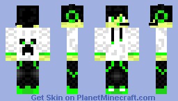 Green Gamer Minecraft Skin