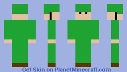 Green Ace of Spades Soldier Minecraft Skin