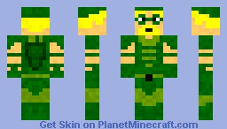 Green Arrow Minecraft Skin