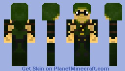 Green Arrow: The Emerald Archer Minecraft Skin
