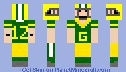 Green Bay Packers Player Minecraft Skin