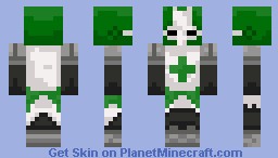Green Castle Crasher Minecraft Skin