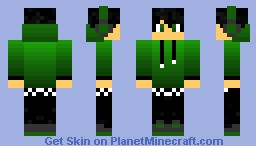 Green Gamer Minecraft Skin