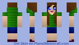 Green Girl Minecraft Skin