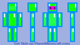 Green Hero Man Minecraft Skin