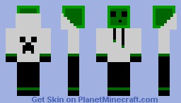 Green Hood Guy Minecraft Skin