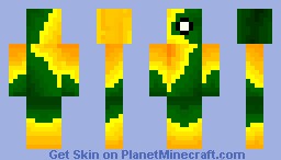 Moss on Fire Minecraft Skin