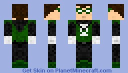 Green lantern Minecraft Skin