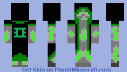 Green Goo Monster Minecraft Skin