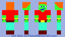 Green person Minecraft Skin