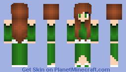 Green Princess Minecraft Skin